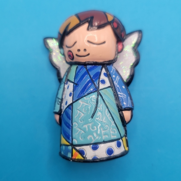 Romero Britto | Holiday | Little Boy Angel Romero Britto Figurine ...